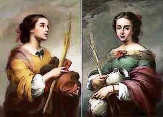 Santa Justa y Rufina. Mártires - 19 de Julio | El pan de los pobres